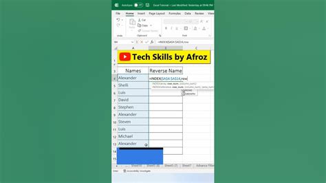 how to reverse data range in excel reverse the order of data in excel