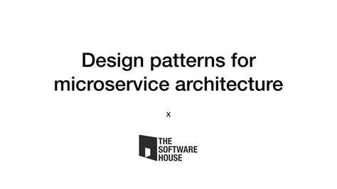 Design Patterns For Microservice Architecture Pdf