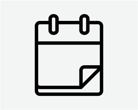 Blank Flip Calendar Clip Art