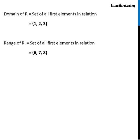 Ex Define Relation R On Set N Of Natural Numbers