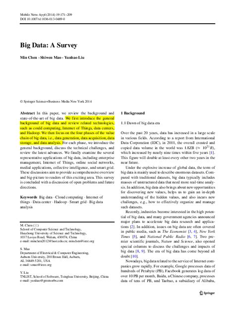 pdf big data a survey