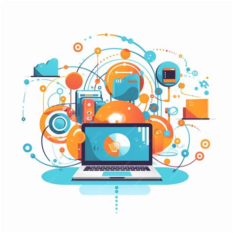 Premium Vector Internet Network Communication Web Technology Computer Icon Vector Online