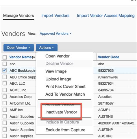 Inactivate A Vendor Via Api Sap Concur Community