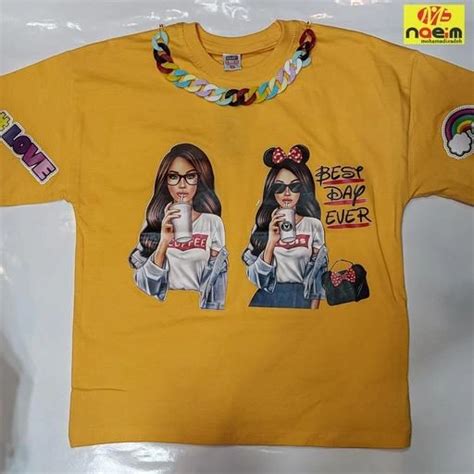 خرید و قیمت کراپ دخترانه نیم تنه سایز 65 و 70 پنبه ای رنگی تیشرت کوتاه