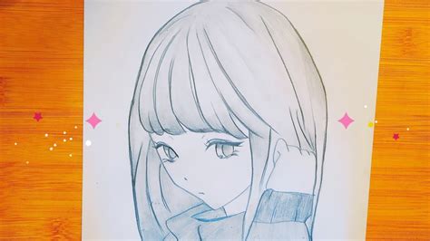 رسم انمي طريقة سهلة لرسم بنت انمي كيوت و سهلة جدا للمبتدئين خطوة