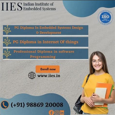 Iies Indianinstituteofembeddedsystems Pgdiplomacourse Python C Java Java Course Diploma