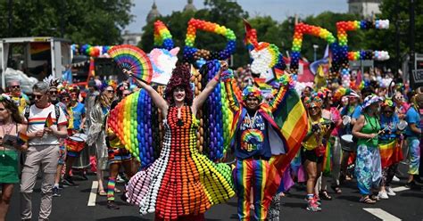 Pride Cymru 2023 Crowds Party In Cardiff Castle After Colourful Parade