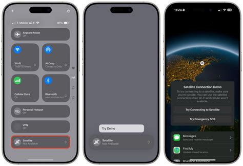 Ios 18 全新衛星訊息功能：無論身處何地，隨時保持聯繫 Tephone特锋手机网