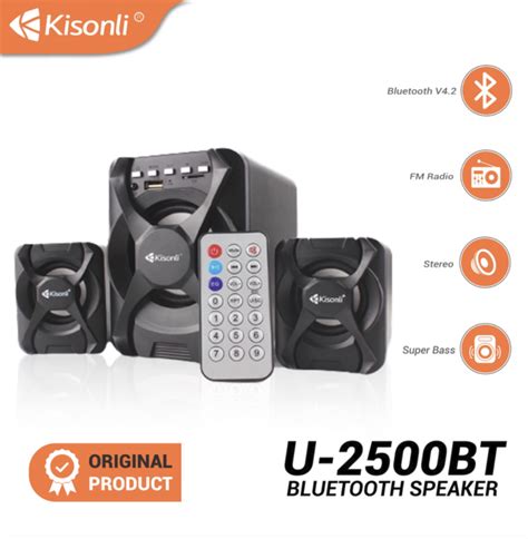 Kisonli U2500Bt Usb 2.1 Computer Bluetooth Speaker With Fm Tf Aux ...