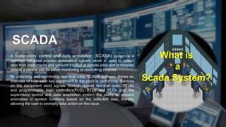 SCADA Supervisory Control Data Acquisation PPT PPTX Operating Systems Computer