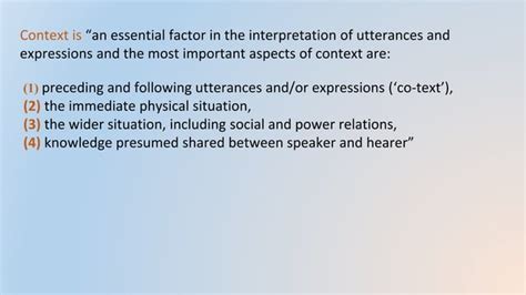 Language And Context Pptx