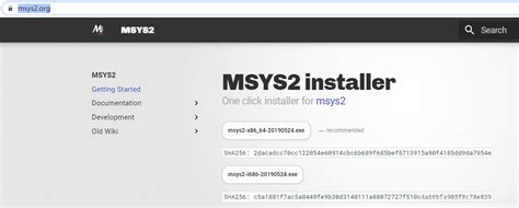 win10 下安装 msys2 win10 msys2 安装 csdn博客