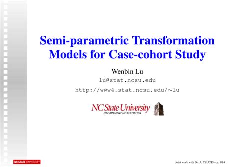 PDF Semiparametric Transformation Models For The Case Cohort Study
