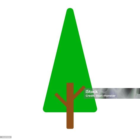 Triangle Tree Icon Plant Vector Stock Illustration Download Image Now Clip Art Tree