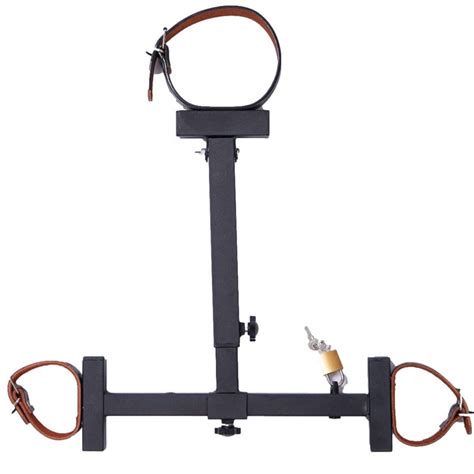Restraint Frame With Handcuffs And Collar Sex Products Tools Men And