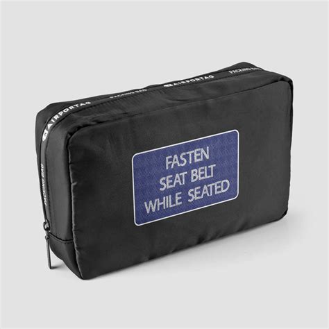 Fasten Seat Belt Packing Bag