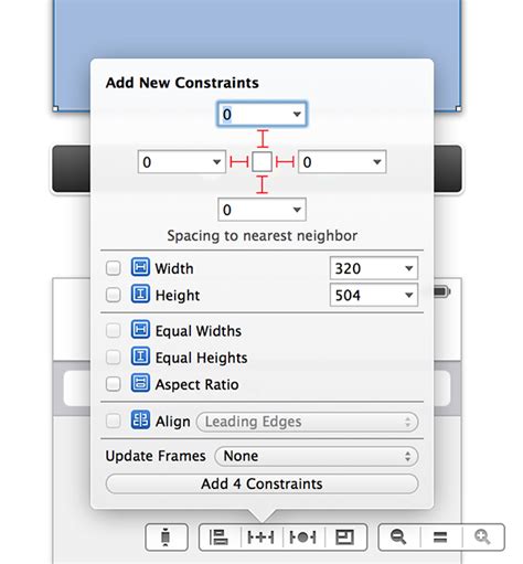 Ios Setting Constrains In Code Stack Overflow