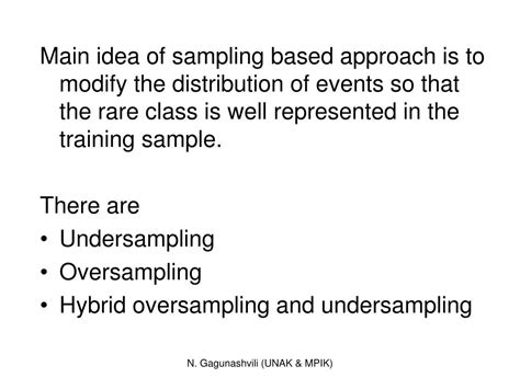 ppt methods of multivariate analysis for imbalance data problem