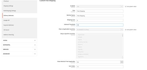magento 2 how to add custom free shipping based on cart conditions