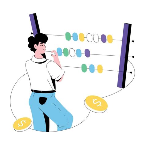 Trendy Abacus Calculation 26528781 Vector Art At Vecteezy