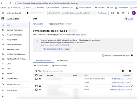 gcp sysdig docs