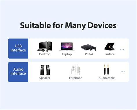 Vention USB External Sound Card Enhance PC Audio