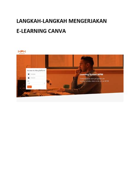 Langkah2 E Learning Canva Pdf