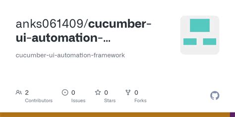 GitHub Anks Cucumber Ui Automation Framework Cucumber Ui Automation Framework