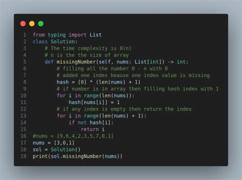 successfully solved missing number problem in leetcode challenge