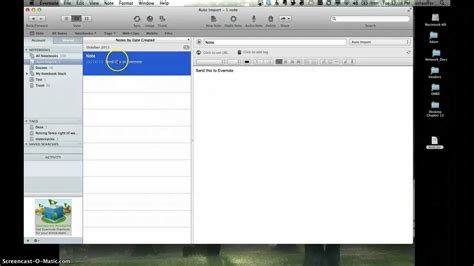 Using Automator Applescript To Send Files To Evernote From Finder Youtube