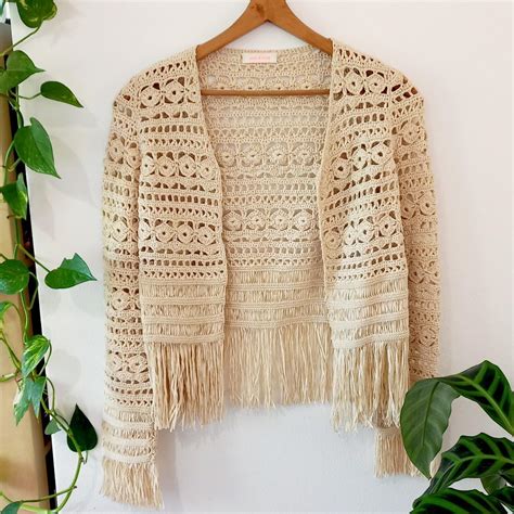 Sass And Bide Crotchet Jacket One Size But I Would Depop