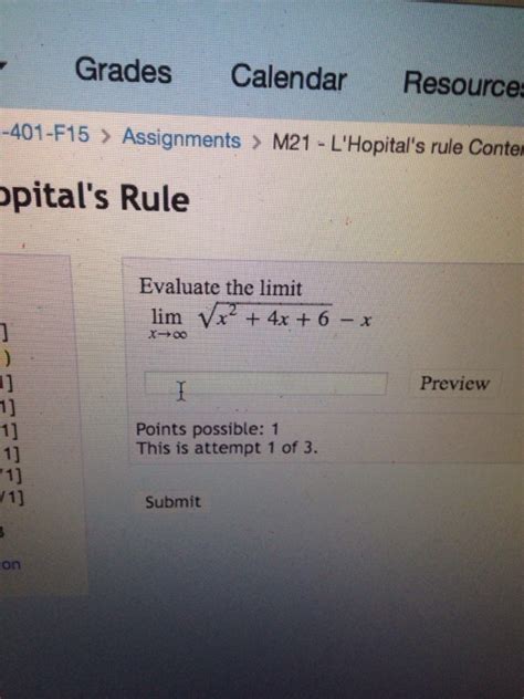 Solved Evaluate The Limit Lim X Rightarrow Infinity Chegg Com
