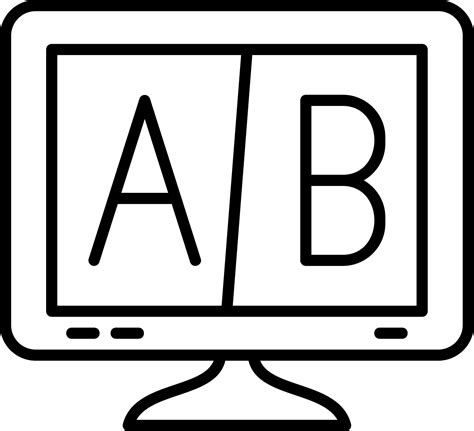 Ab Testing Vector Icon 20427663 Vector Art At Vecteezy