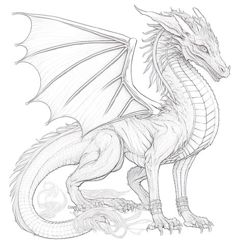 Fire Realistic Dragon Coloring Pages Flying Dragon Dragon Coloring