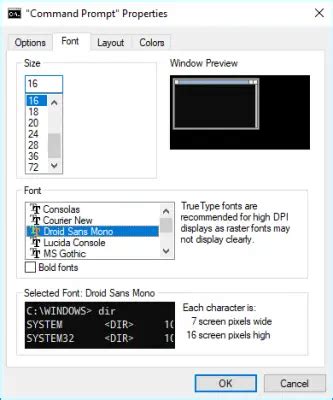 How To Add Custom Fonts To Command Prompt In Windows