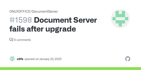 Document Server Fails After Upgrade Issue ONLYOFFICE DocumentServer GitHub