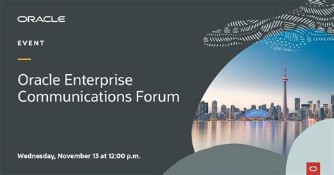 Oracle Communications On Linkedin Oracle Enterprise Communications Forum