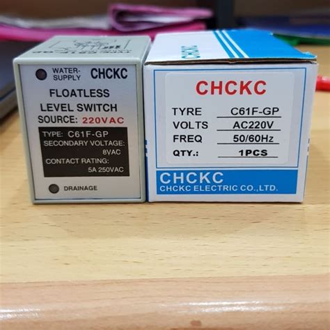 C61f Gp 5a 220v Floatless Level Switch Relay Water Level Control Shopee Philippines