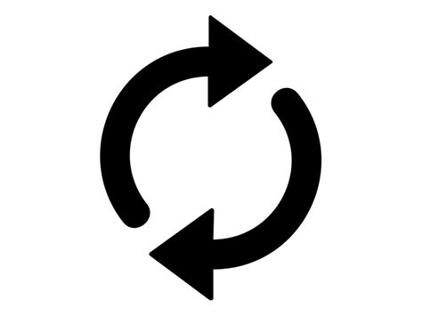 Refresh Loop Circular Sync And Reload Symbol Icon Vector Download Logowik