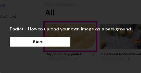 Padlet How To Upload Your Own Image As A Background