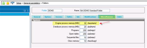 Entry Point Example Setting Maxmem By User Sage X3 Support Sage