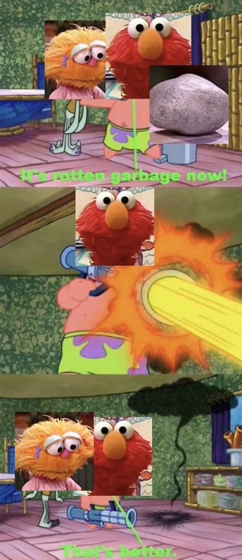 Yet Another Elmo Vs Rocco Meme By Reddytodraw123 On Deviantart
