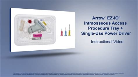 The Arrow™ Ez Io™ Intraosseous Access Procedure Tray Youtube
