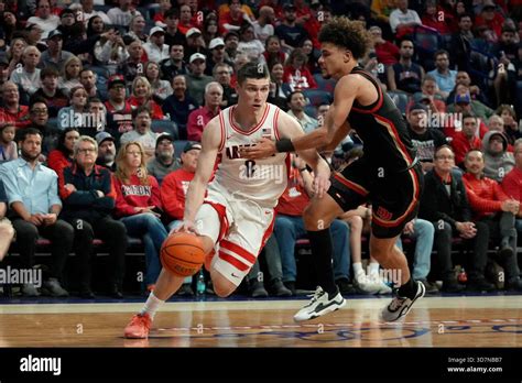 Arizona Wildcats Forward Ivan Kharchenkov 8 Against The Denver Pioneers During Of An Ncaa