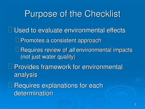 Ppt Completing The Ceqa Checklist Powerpoint Presentation Free Download Id 9395662