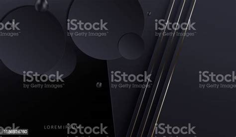 황금 프레임과 원 커튼 추상 텍스처 기하학적 어두운 구성 가리기에 대한 스톡 벡터 아트 및 기타 이미지 가리기 검은색 구 Istock