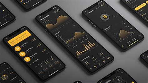 Premium Photo A Phone With A Graphic Of A Cell Phone With A Graph On The Screen