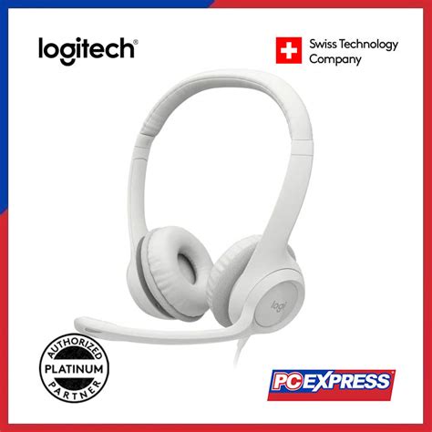 Logitech H390 Usb Computer Headset White Pc Express