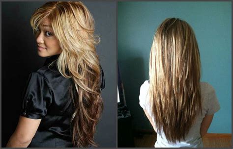 Сравнение стрижек каскад и лесенка вид сзади Стрижка Стрижка каскад Длинные женские стрижки