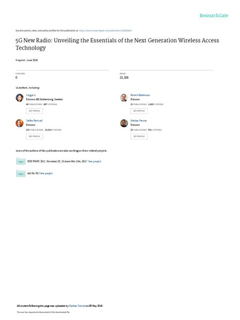 5g New Radio Unveiling The Essentials Of The Next Download Free Pdf